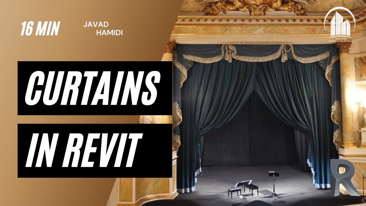 Curtains in Revit Tutorial-How to model curtains in Revit