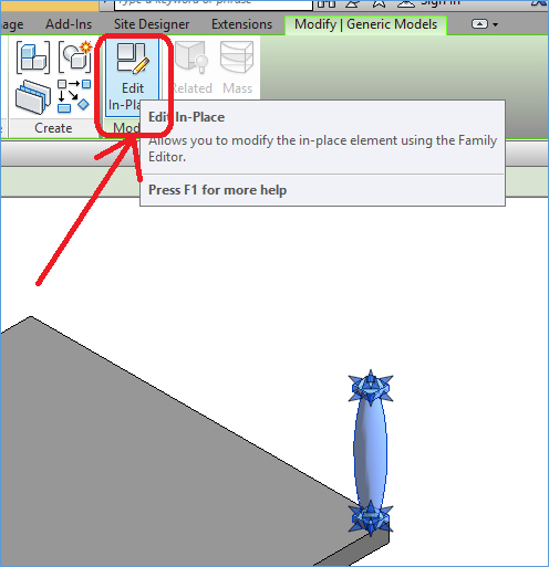 تبدیل فمیلی model in place به فمیلی رویت - تات بیم