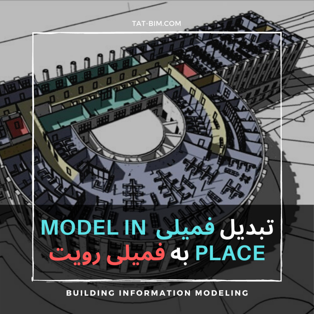 تبدیل فمیلی model in place به فمیلی رویت - تات بیم